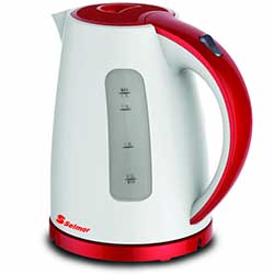 קומקום חשמלי נשלף 2000W SE643 לבן ואדום SELMOR | 1296643.SLMR | מותג SELMOR קומקום חשמלי נשלף ...