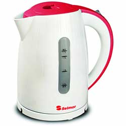 קומקום חשמלי נשלף OM18 2000W לבן ואדום SELMOR | 5580000.SLMR | מותג SELMOR קומקום חשמלי נשלף ...